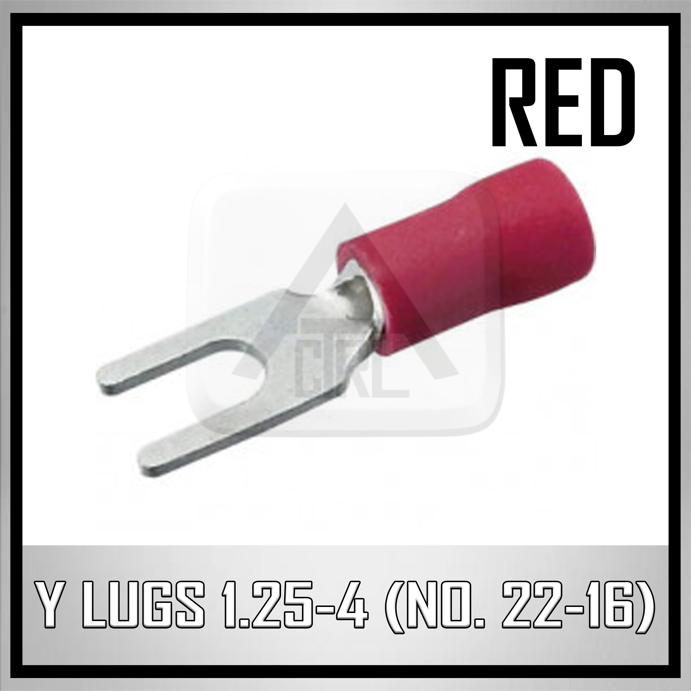 Y LUGS 100PCS PER PACK / INSULATED Y LUGS / SIZE (1.25-3), (1.25-4),(2-4),( 3.5-4), (5.5-5 ...