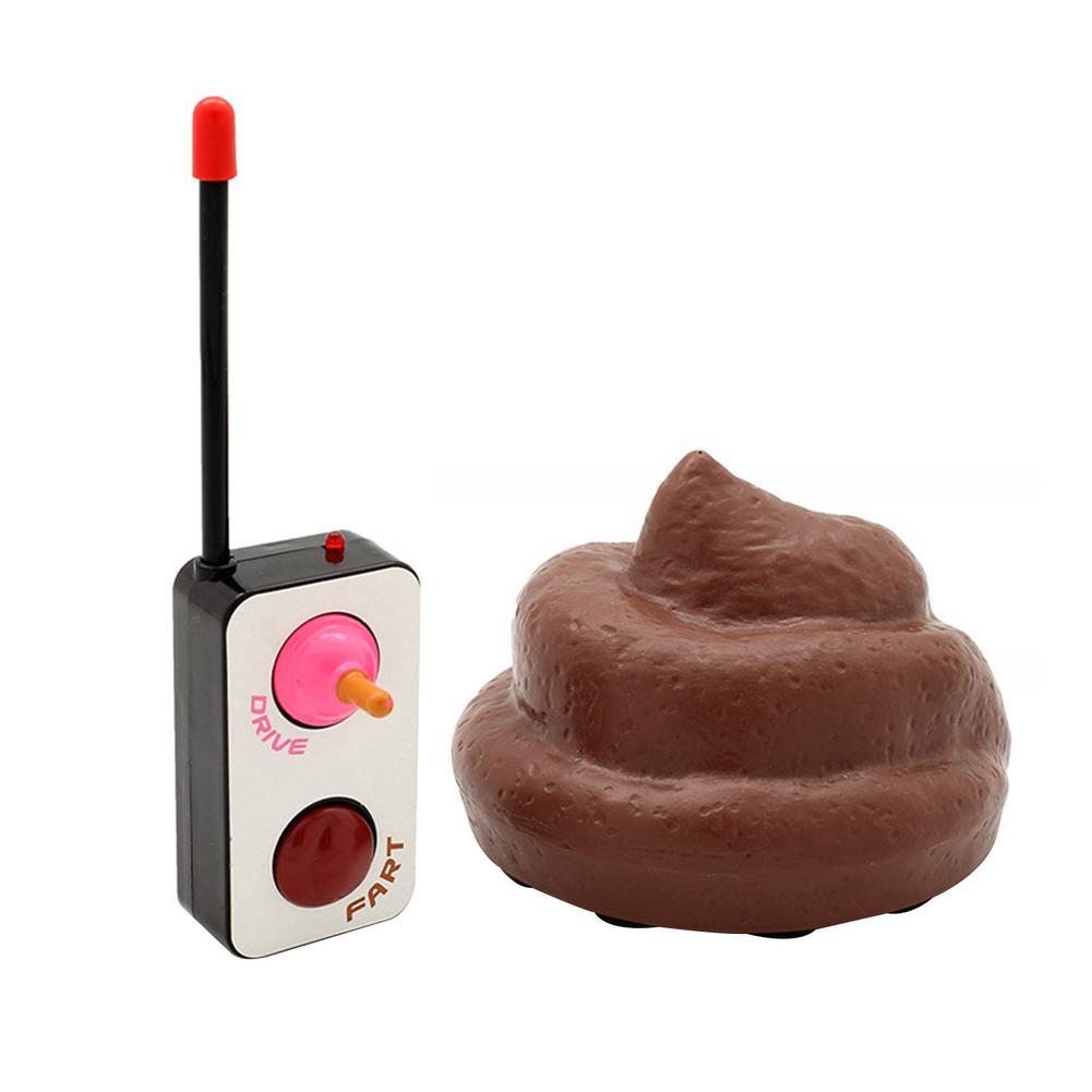 Remote Control Simulation Fart Sound Fake Poop Prank Joke Toys Tricky ...