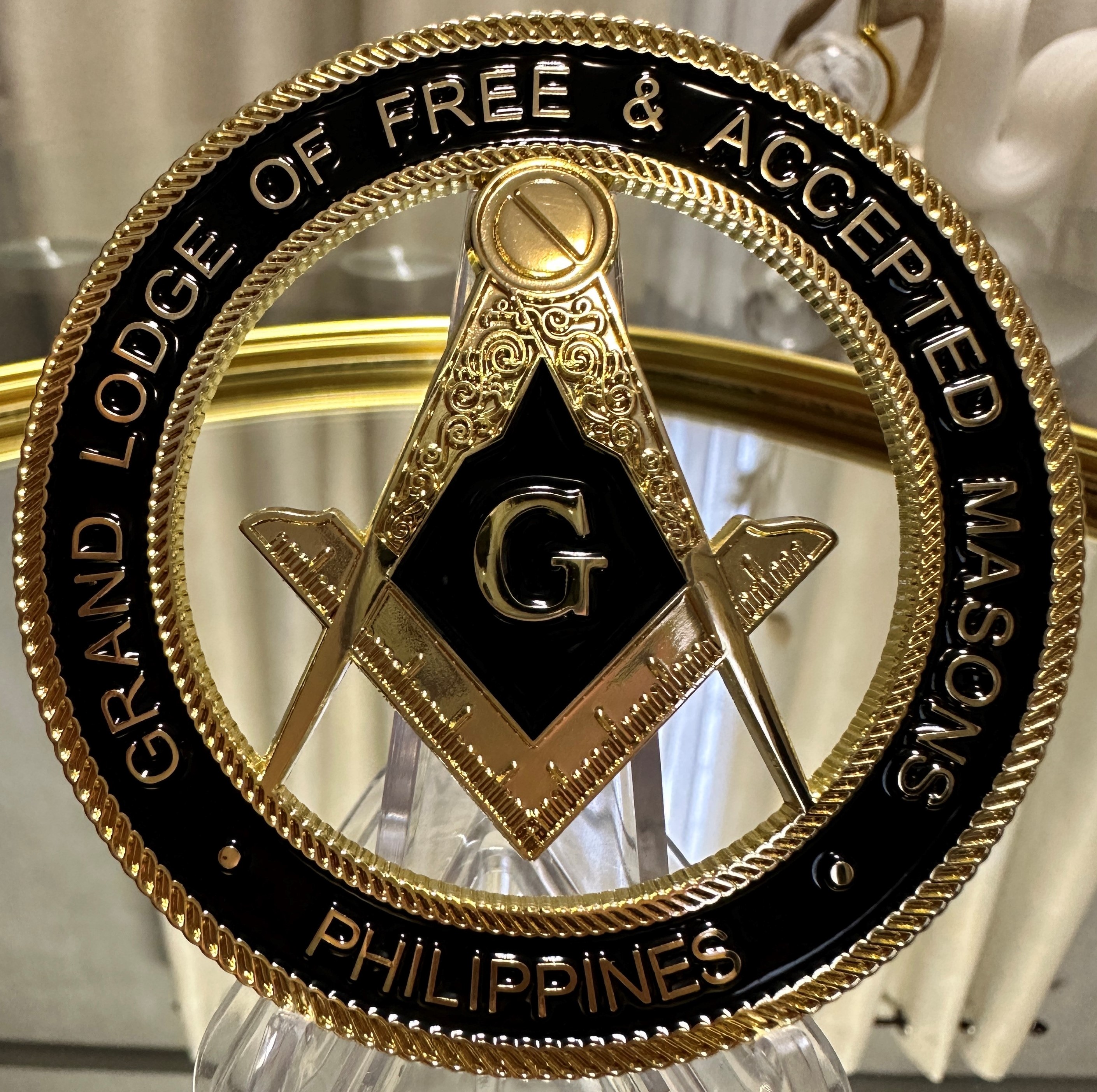 GLP Square & Compass Masonic Emblem Imported | Lazada PH