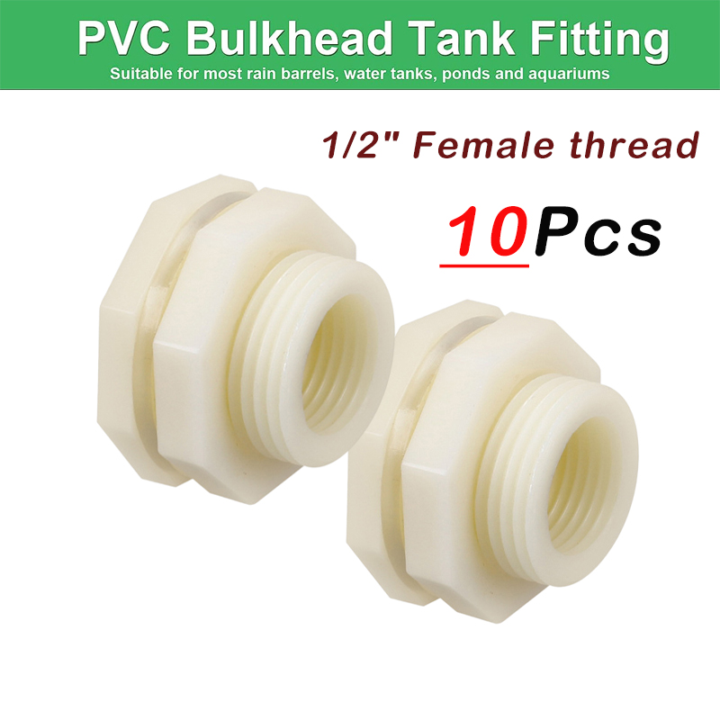 1/2‘’ Thread ABS Water Tank Fittings 2/4/10Pcs Water Tank Pipe Fitting ...