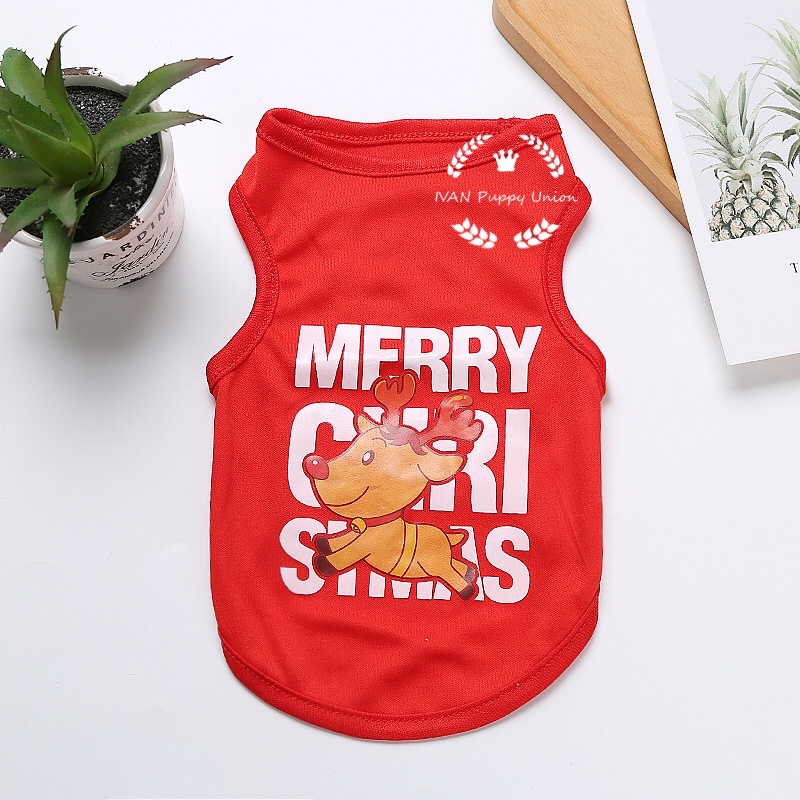 Dog Cat Christmas Clothes Sando Costume | Lazada PH