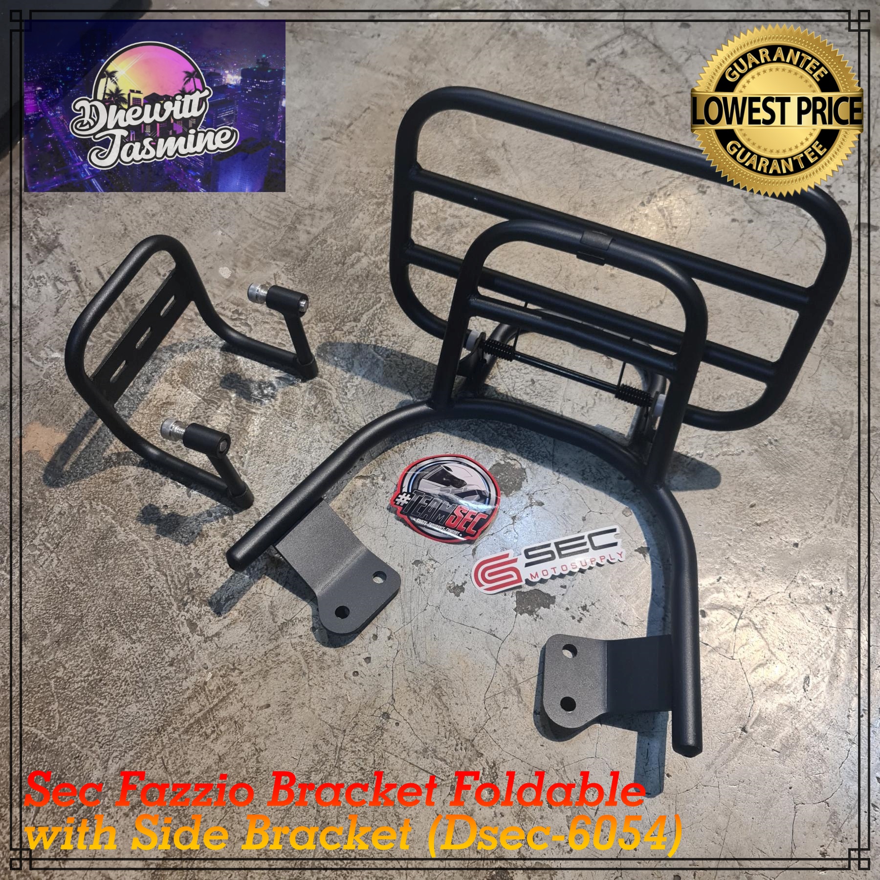 Sec Fazzio bracket foldable with side bracket (dsec-6054) | Lazada PH