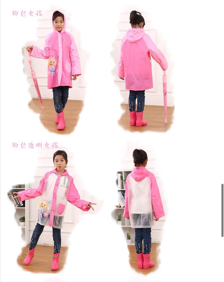 Durable Children's School Raincoat with Hood Kapote Kids Raincoat ...