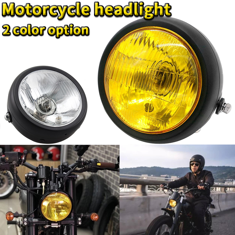 Universal Motorcycle Refit Headlight with/without Brackets DC 12V ...