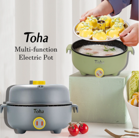 Multifunction Cooking Electric Pot Toha 2.2L Cooking Pot | Lazada PH