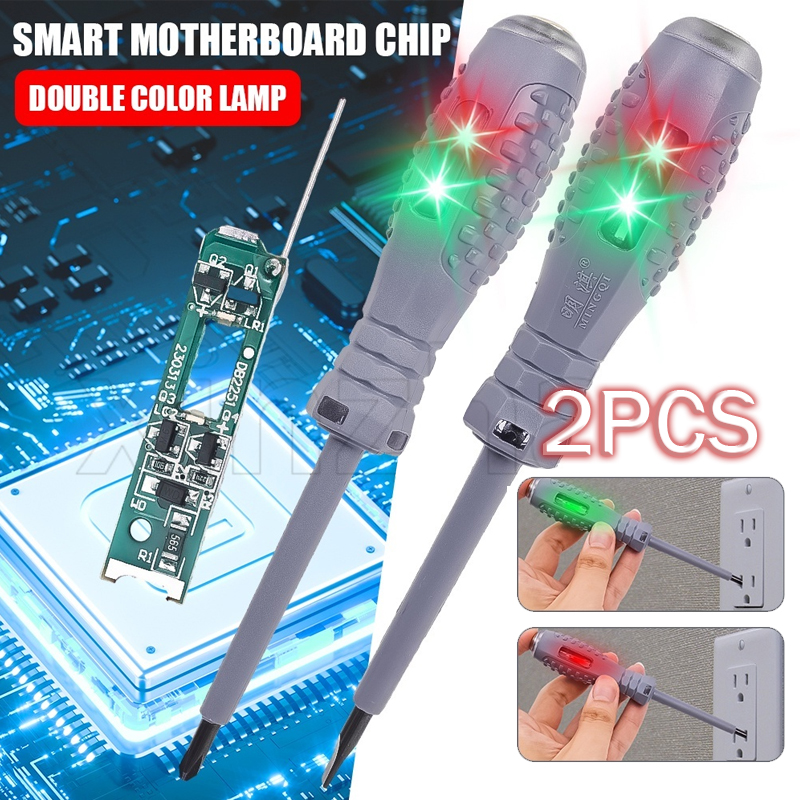 Inductive Test Pen Voltage Tester Screwdriver, Electrical Test Tool ...