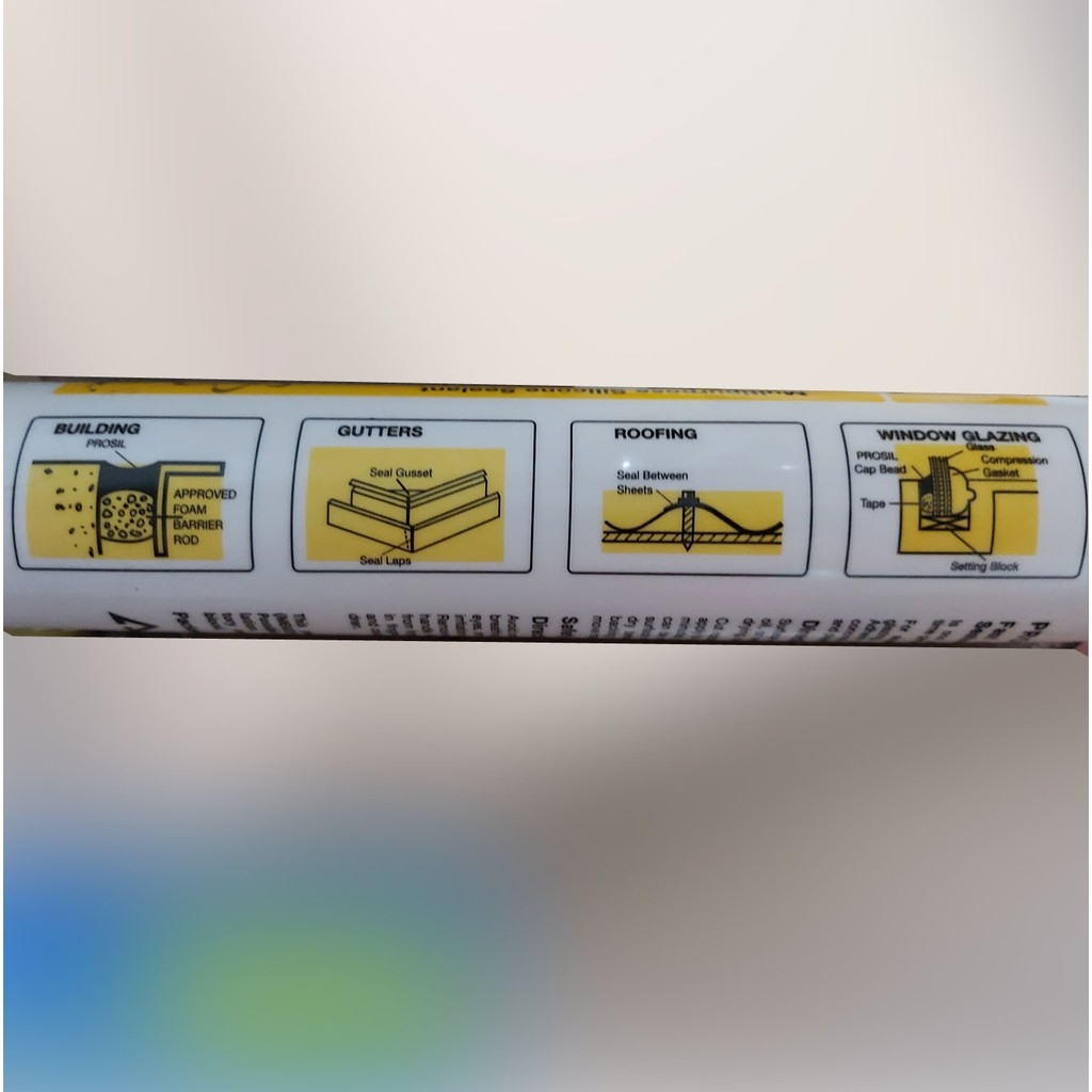 Prosil Multi-Purpose Silicone Sealant Neutral Cure White Clear Black ...