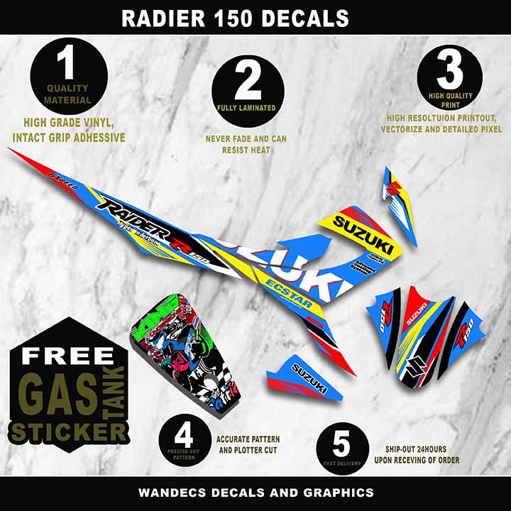 Raider 150 Decals | Lazada PH