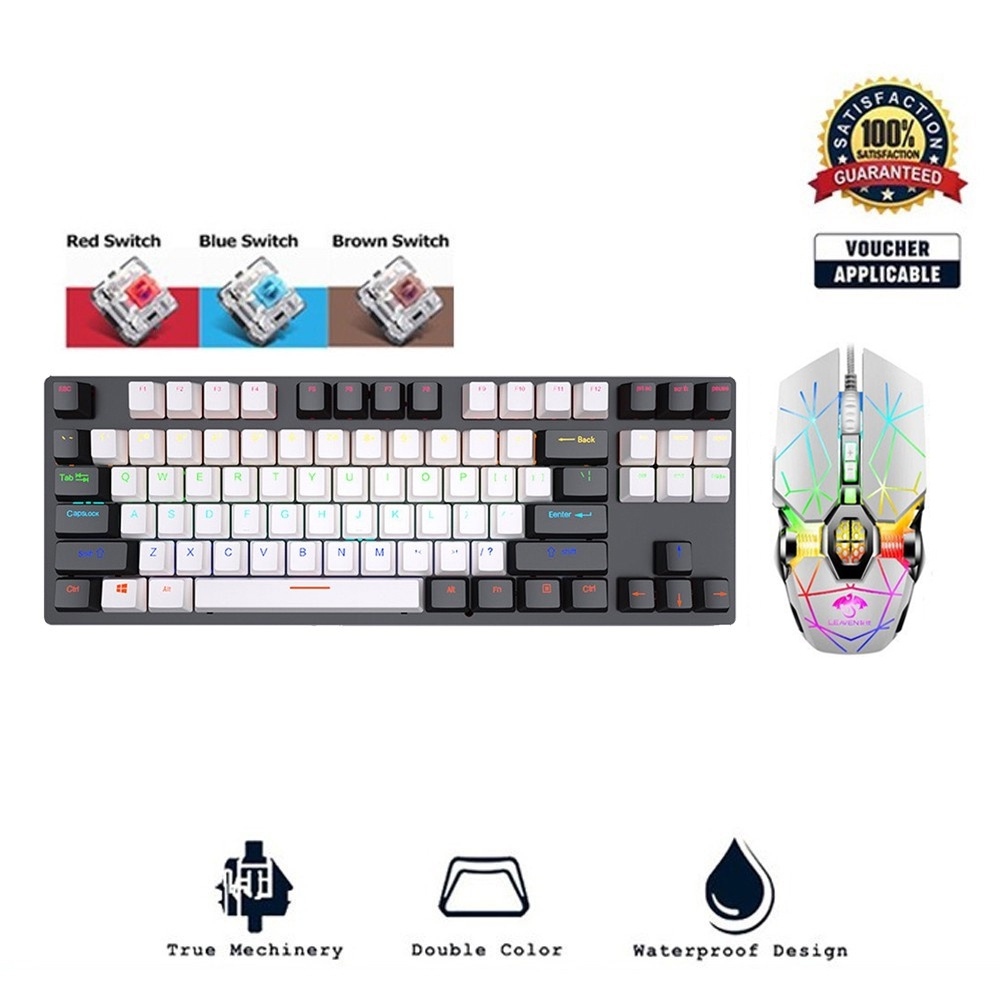 K880 / M270 / S30 Mechanical Keyboard 104 Key Computer Wired Gaming Keyboard Mouse Combo | Lazada PH