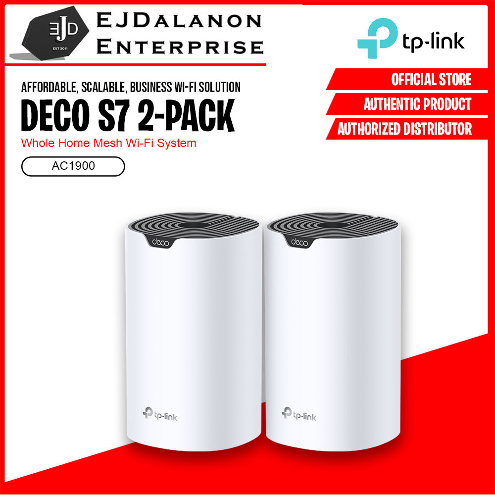 tp-link Deco S7 | 1-Pack | 2-Pack | 3-Pack | AC1900 Whole Home Mesh Wi ...