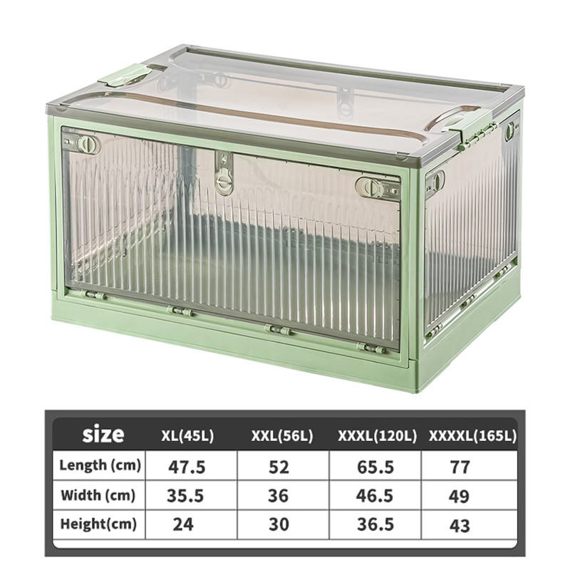 Foldable Storage Box Five Door Large Capacity Storage Organizer Box 45L ...