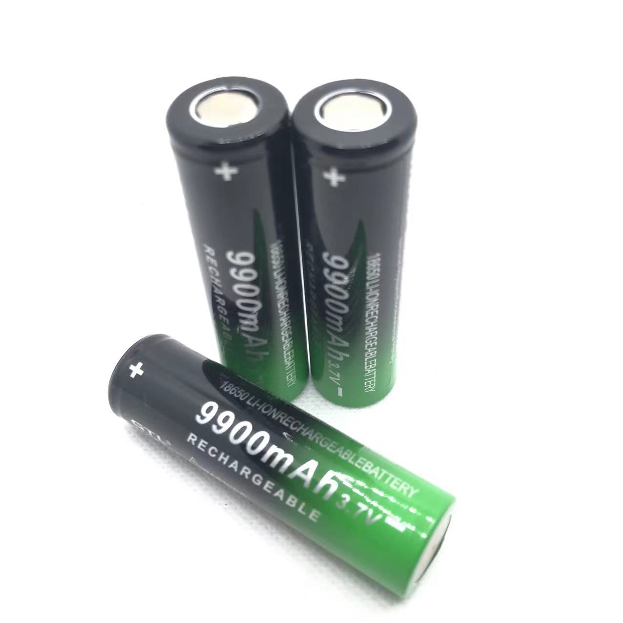 Rechargeable Battery 18650 9900mAh And 19800mAh 3.7V Flat Head And Tip ...