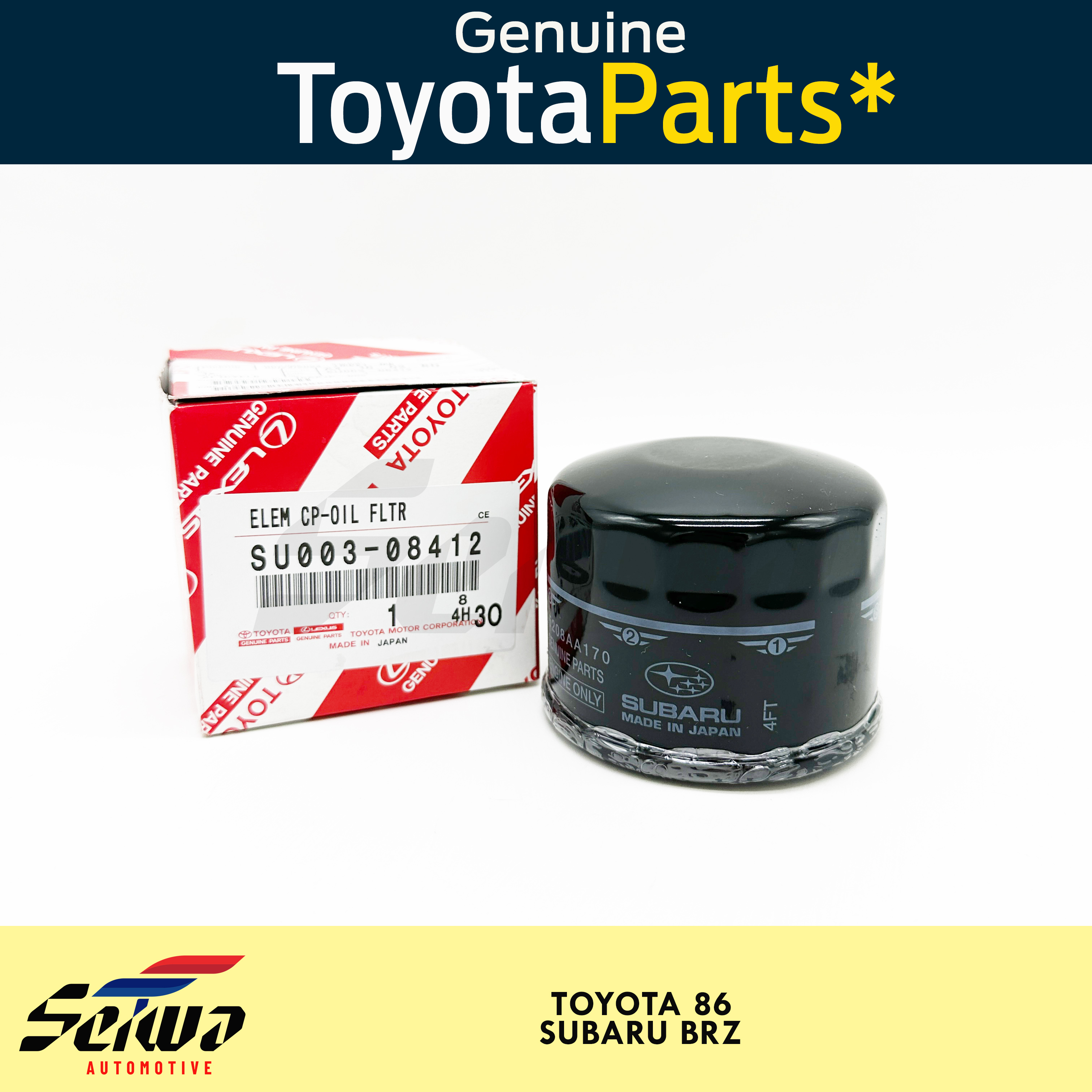 Toyota 86 Oil Filter - Subaru BRZ Oil Filter - Toyota GR86 Oil Filter ...