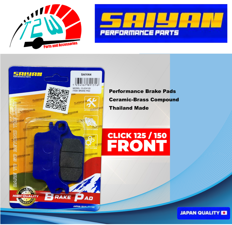 SAIYAN BRAKE PAD HONDA CLICK 125/150 | Lazada PH