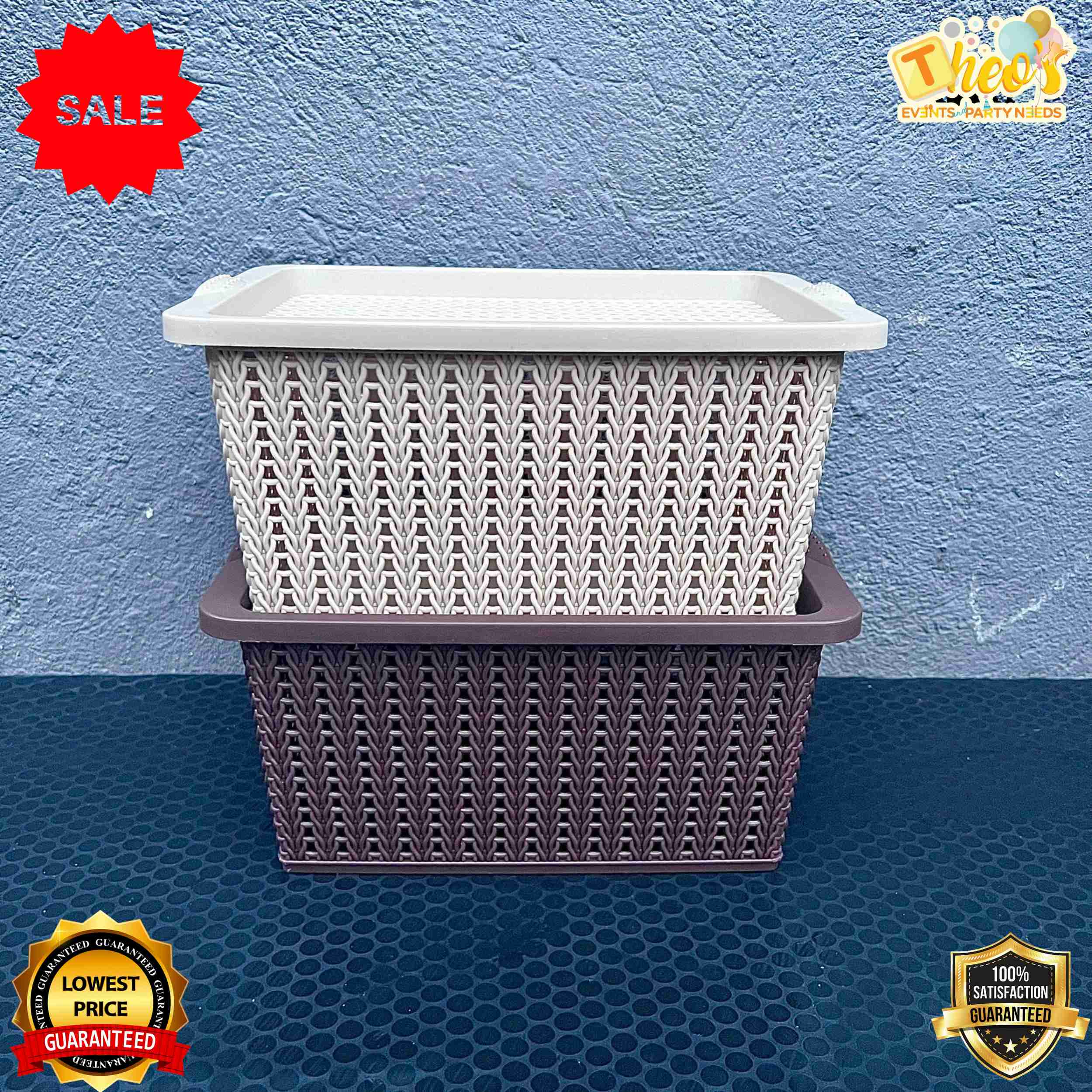 4107 Woven rattan Multipurpose Plastic Basket Tray Rectangular Storage ...
