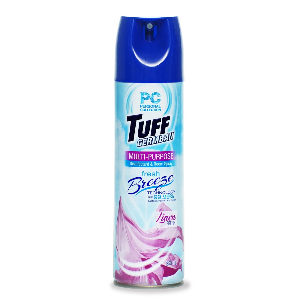 Tuff Germban Multi-purpose disinfectant Air room Spray 250ml -Linen ...
