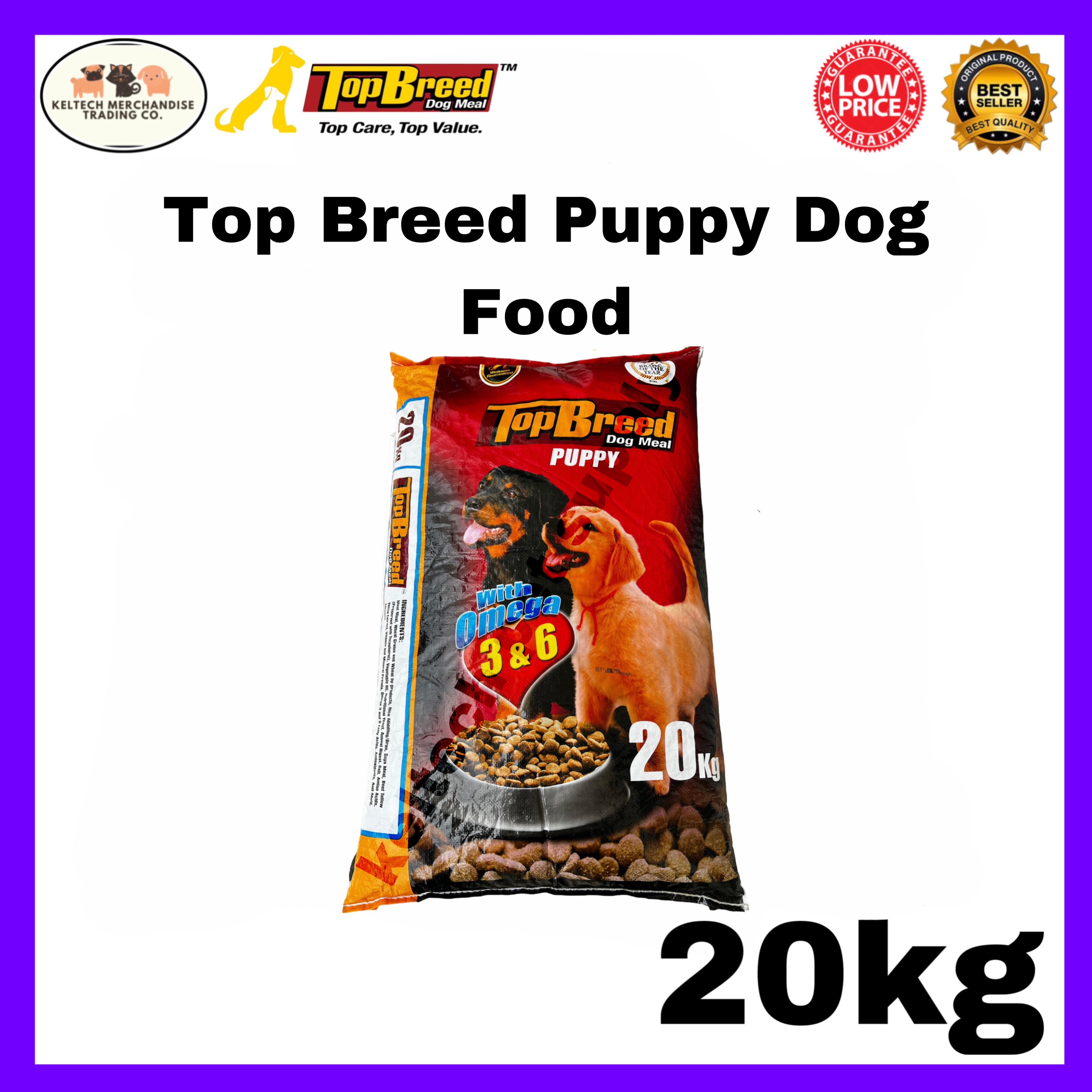 TopBreed Top Breed Dog Meal Adult and Puppy Dry Dog Food 20kg | Lazada PH