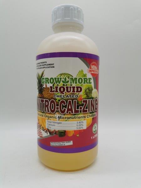 GROW MORE SAGREX NITRO CAL ZINC 1 LITER | Lazada PH