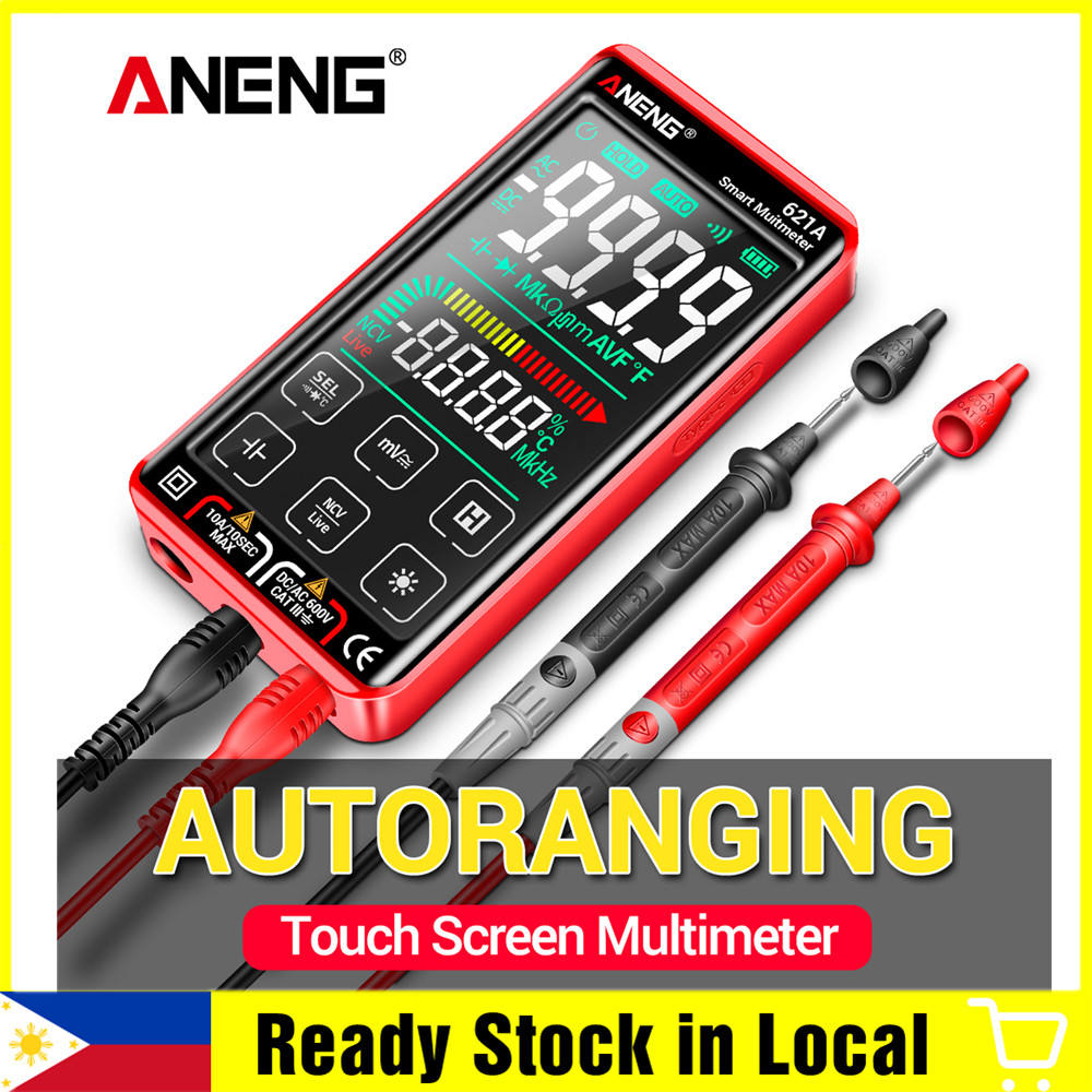 ANENG 621A 9999 Counts Digital Multimeter LCD Screen Voltmeter Ammeter DC AC Voltage Current ...