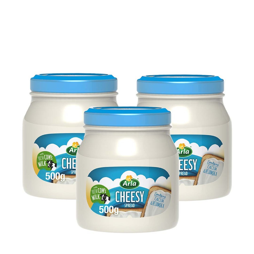 Arla Cheesy Spread 500g 3-Pack | Lazada PH