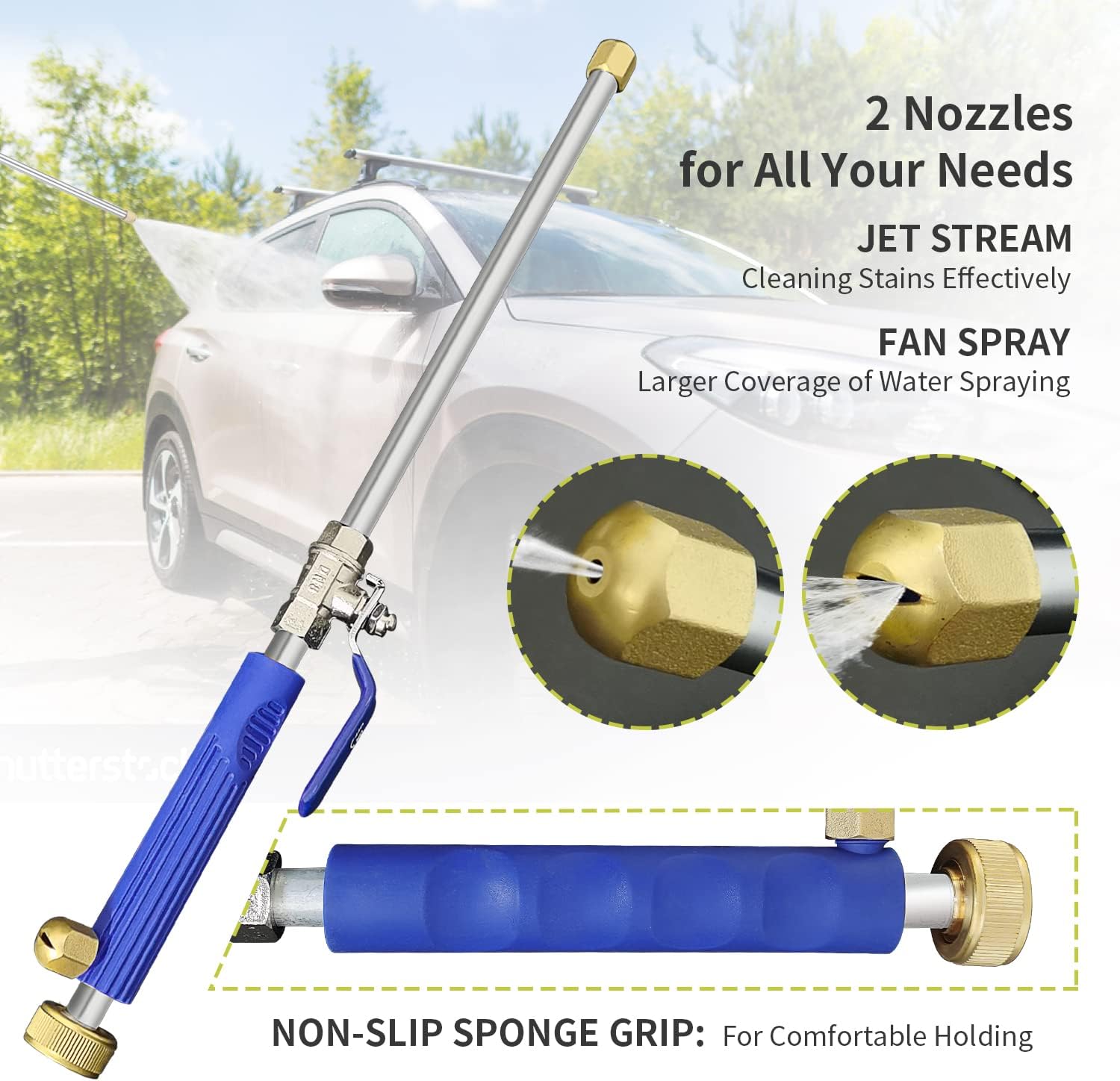 Hydro Jet High Pressure Power Washer Pressure Washer Gun Whit Garden ...