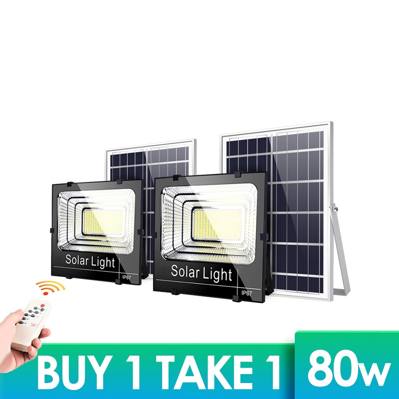 35W-400W Buy 1 take 1 Solar Light Outdoor LED Light Solar Flood Light ...
