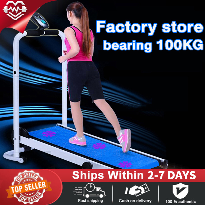 Household treadmill Multi-function mini walking machine Silent shock ...