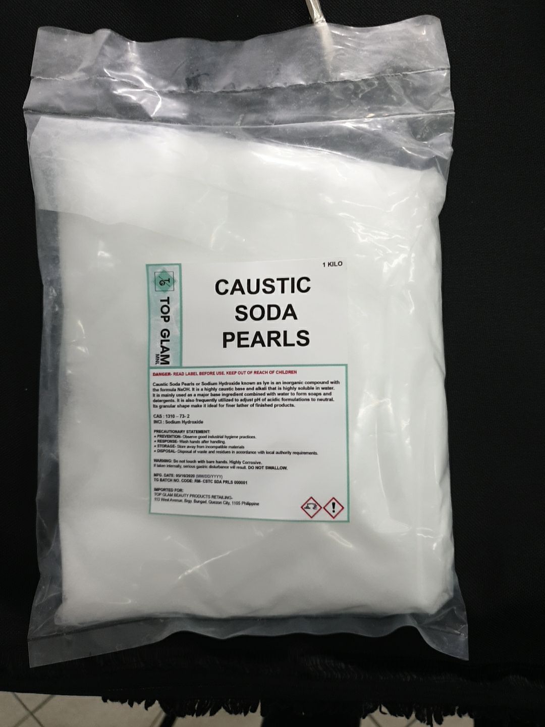 Caustic Soda Pearl Sodium Hydroxide 1kg | Lazada PH