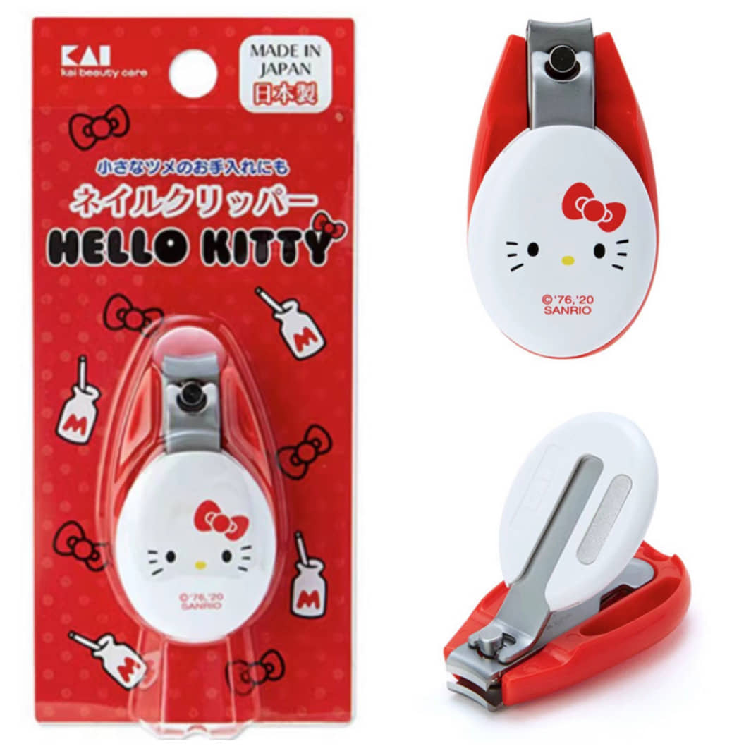 KAI JAPAN X HELLO KITTY Compact Type Nail Clipper - Made in Japan ...