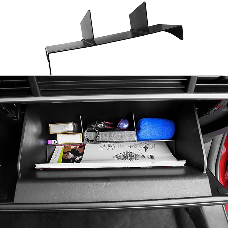 Car Co-Pilot Glove Box Partition Interior Compartment Multifunctional ...