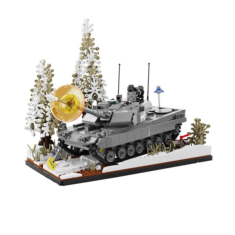 GULO GULO Leopard 2A7 Tank Military Building Blocks German Assembly Kit ...