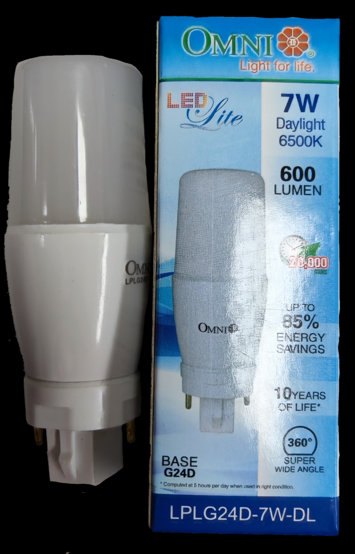 LED 7W Pinlight G24D Socket Daylight 220V ( Omni) | Lazada PH