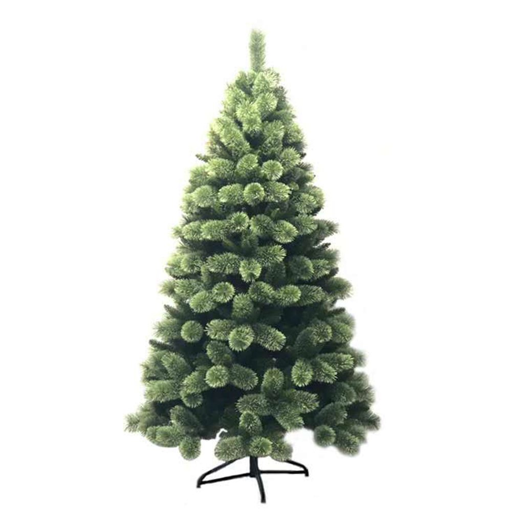 Sugar Pine Needle Green Artificial Christmas Tree With Metal Stand For ...