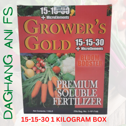 GROWERS GOLD PREMIUM SOLUBLE FERTILIZER 1 KILOGRAM BOX | Lazada PH