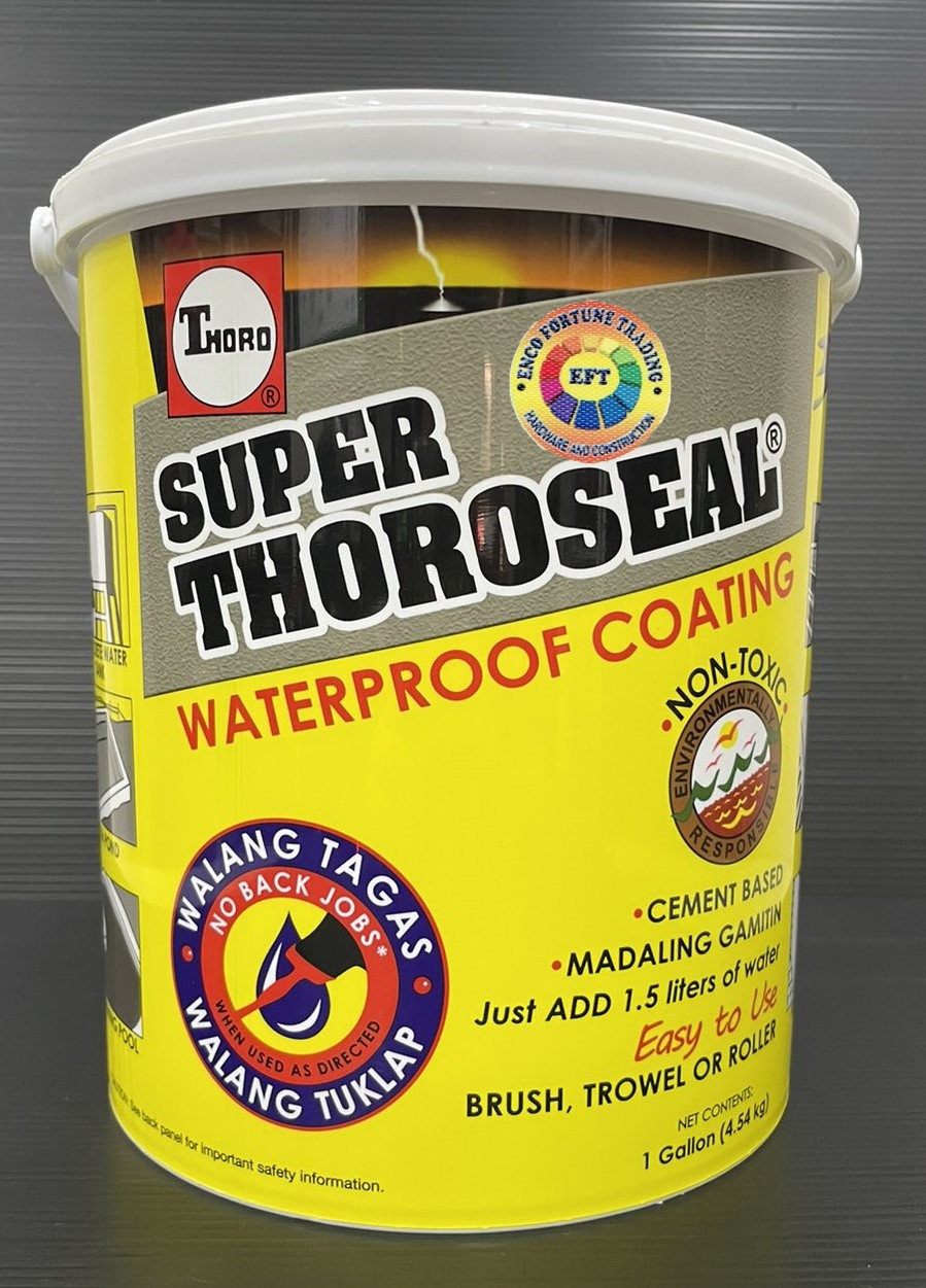 AUTHENTIC Super Thoroseal Waterproof Coating GRAY 1 Gallon | Lazada PH