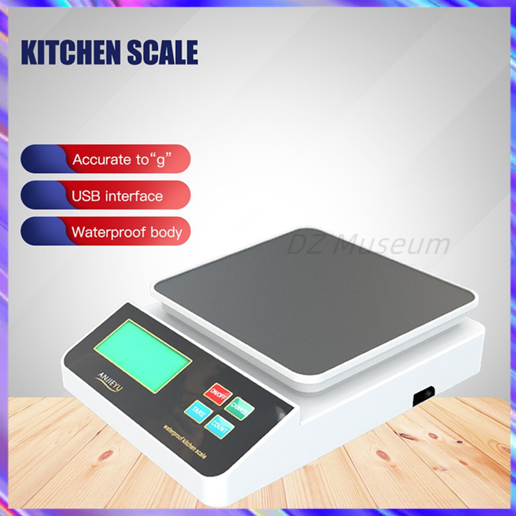 6kg/0.5g Waterproof Food Digital Weighing Scale Rechargeable Scale ...