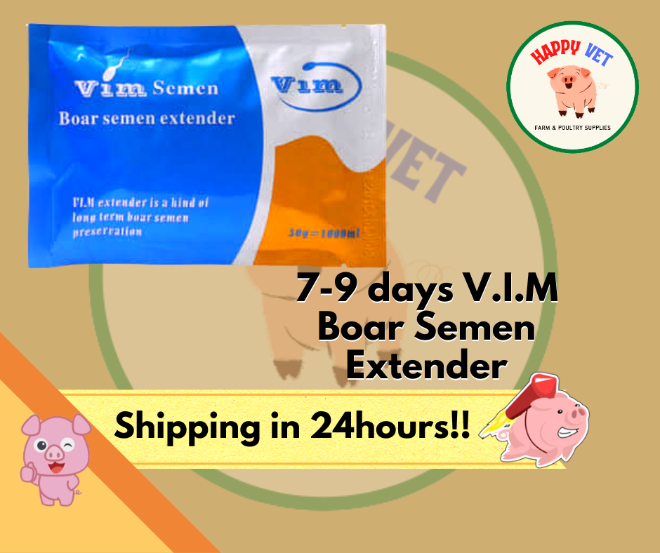 VIM 7-9 days Boar Semen Extender Powder 50g Long term extender pig ...