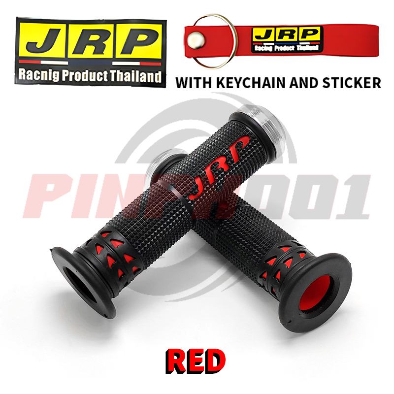 E&M Motorcycle JRP Handle Grip Alloy/Rubber Universal 2pcs Made in ...