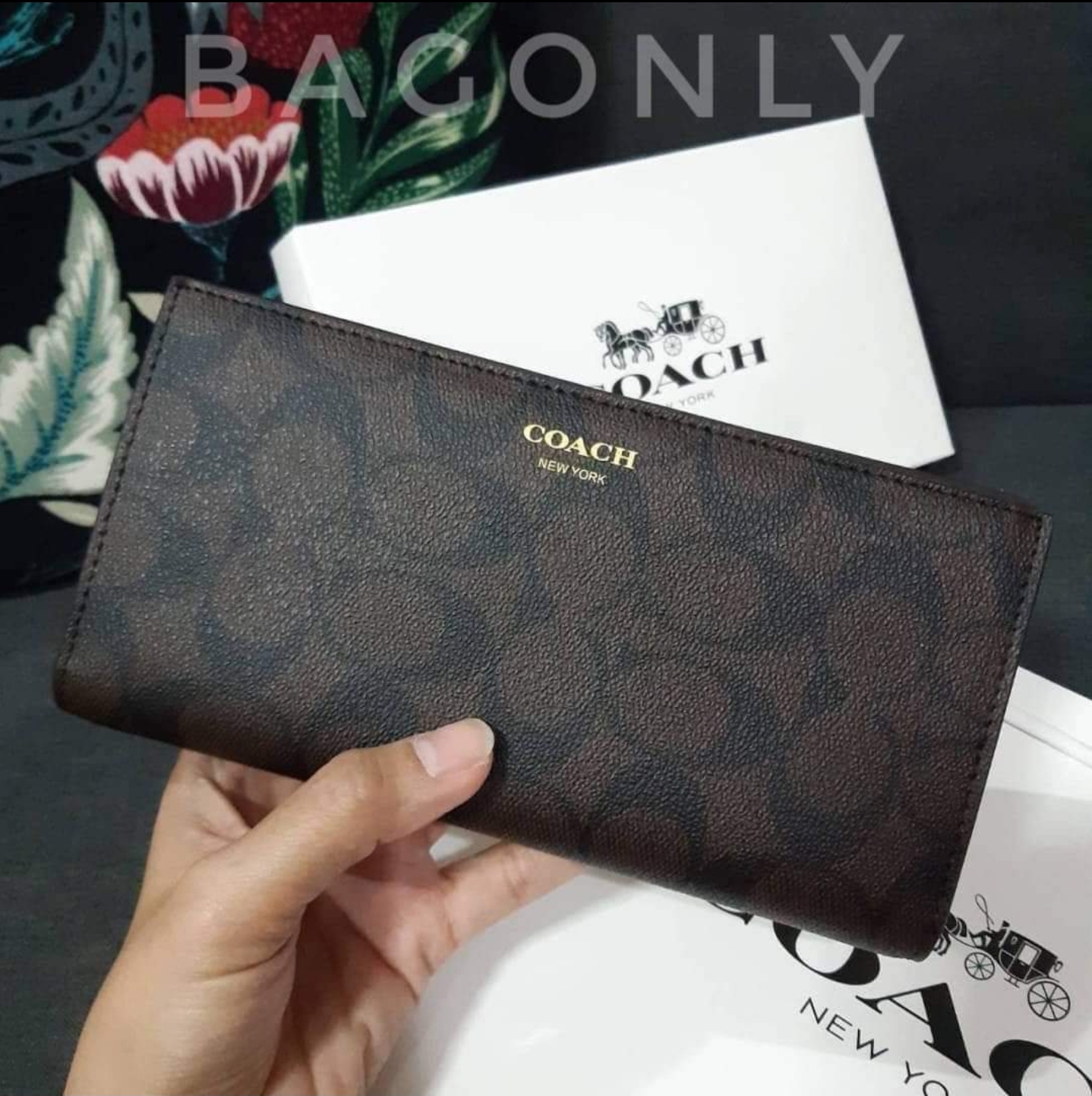 Guaranteed Coach Men's Wallet F74599 Breast Pocket In Signature Leather ...