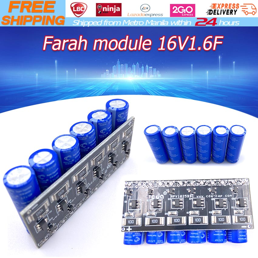 【Local Warehouse】【15-16V】Supercapacitor 16V 1.6F Automotive Rectifier ...