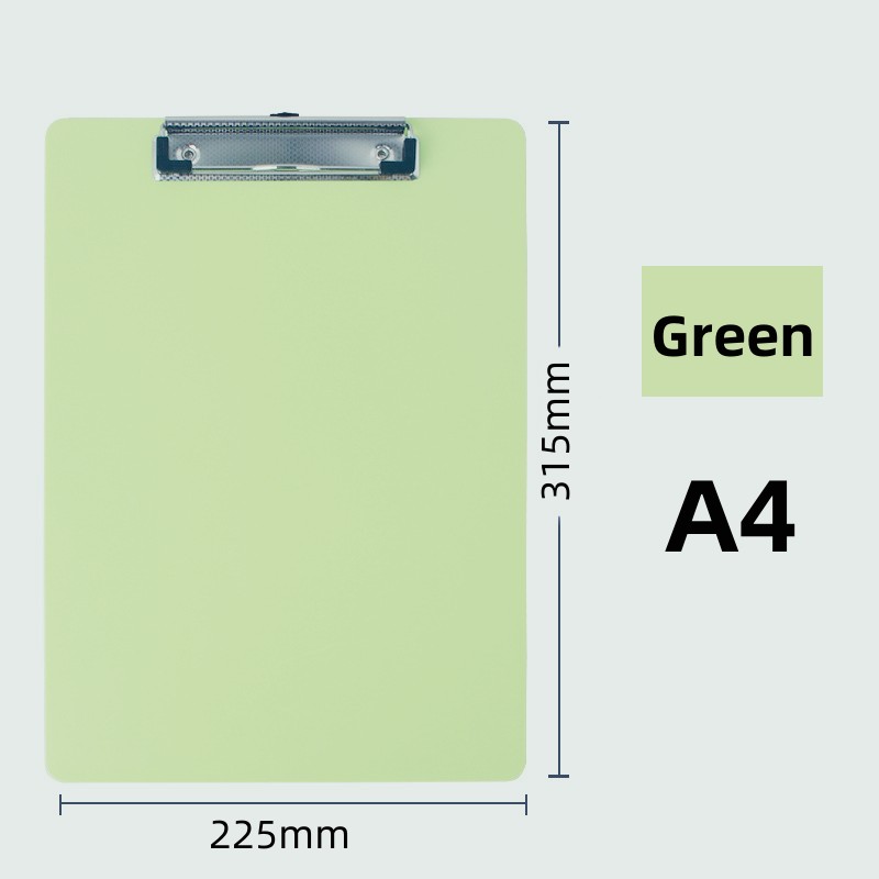 A4 Board Clamp Wordboard Hardboard Pad Plate writing Board Clip Board ...