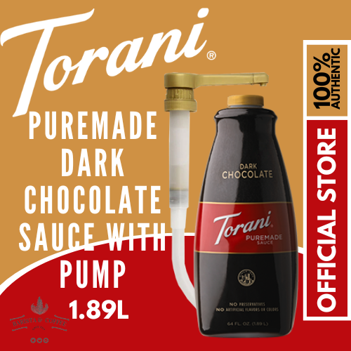 Torani Puremade Dark Chocolate Sauce ( 1.89 L ) with Sauce Pump | Lazada PH
