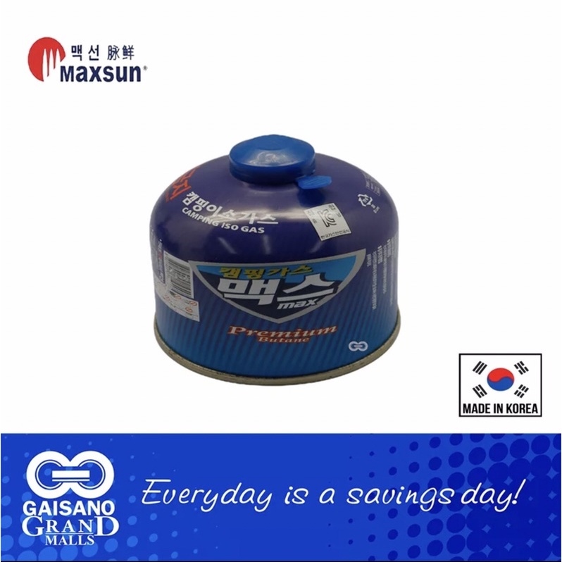 B Outdoor BOUNCE/MAXSUN Camping Butane Gas 450/230/110 G (Screw Type ...