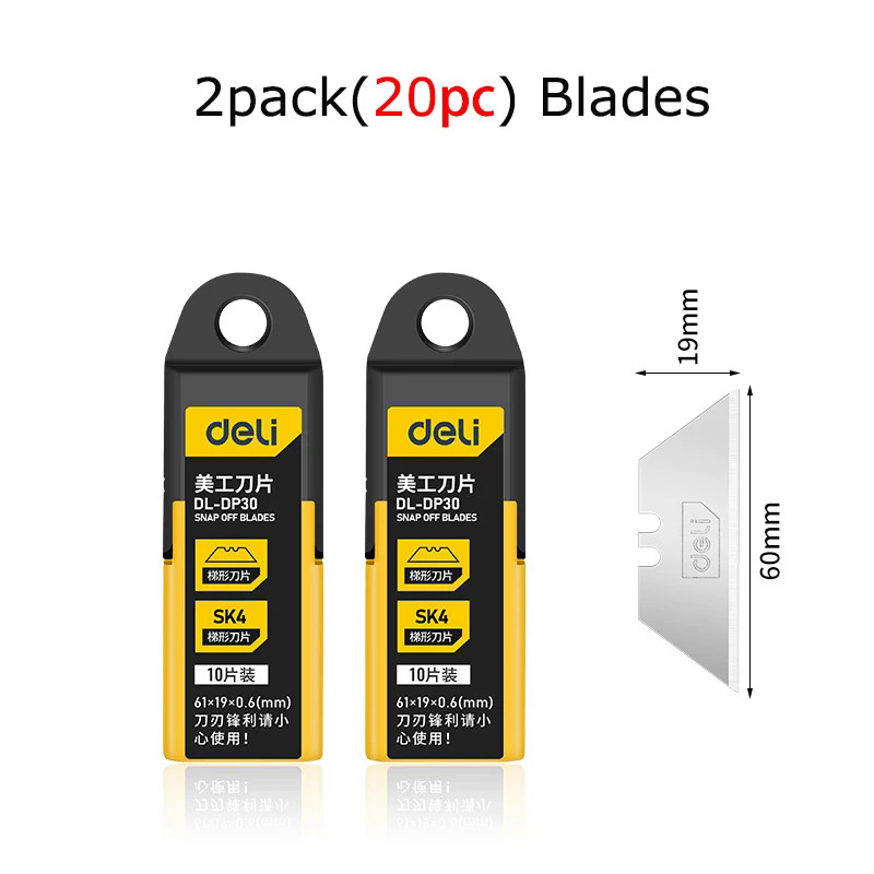 Deli Pocket Cutter Heavy Duty Multi-function SK2 Stainless Steel ...