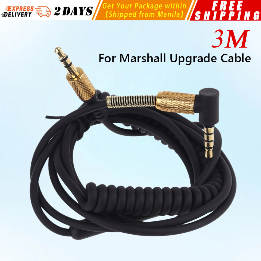 Spring Audio Cable Cord Line For Marshall Major II 2 Monitor Bluetooth ...
