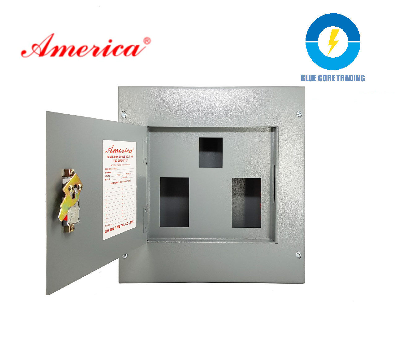 America Panel Box 4 to 20 Branches 2 Pole Bolt-On Breakers | Lazada PH