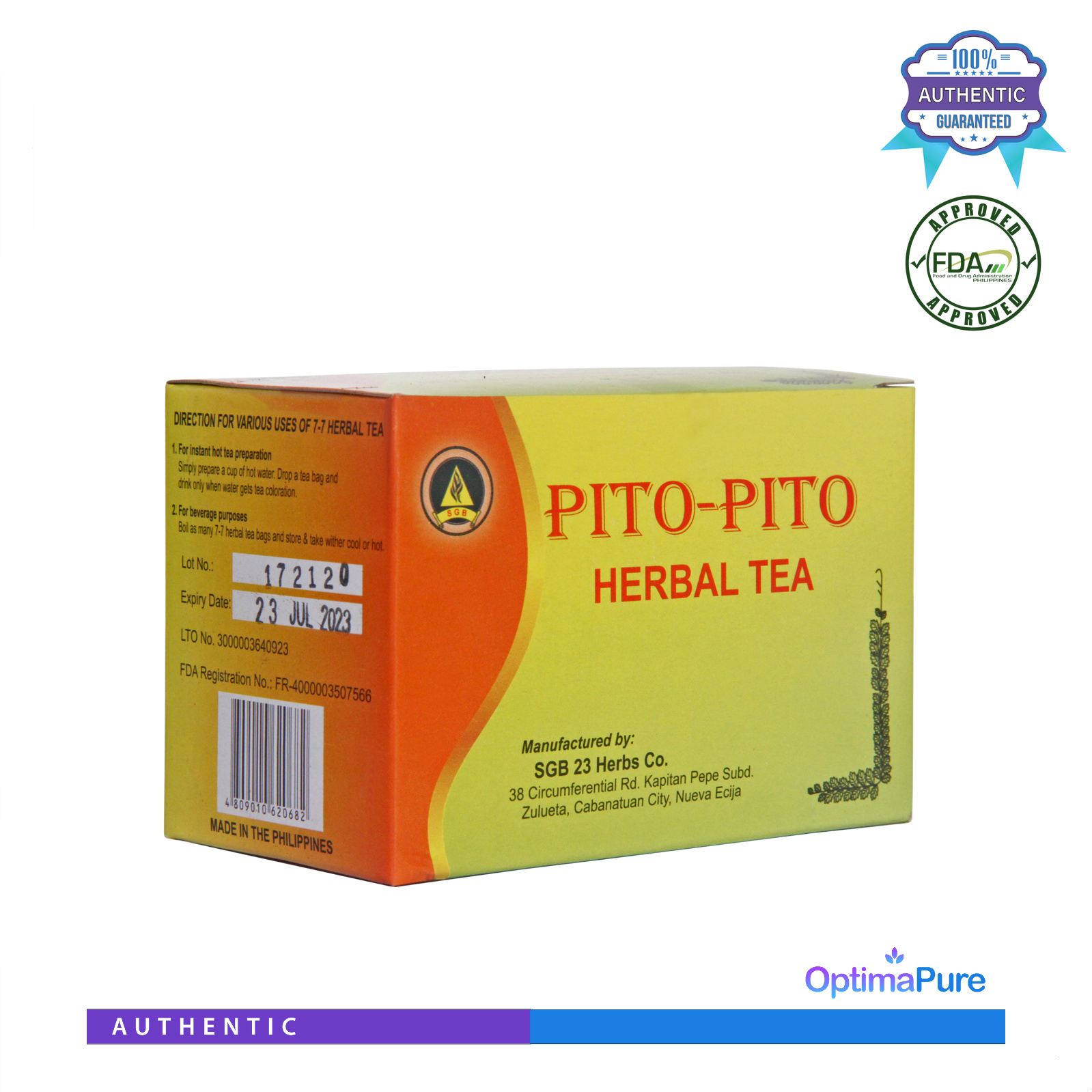 Pito-Pito Herbal Tea 30's | Lazada PH