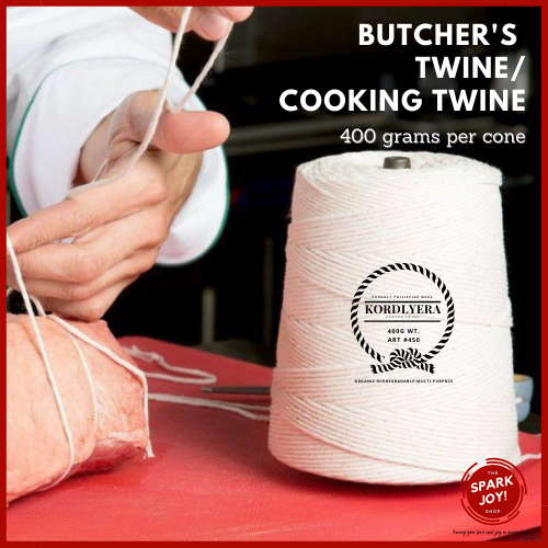 KORDYLERA Butchers twine lechon string cooking twine natural cotton ...