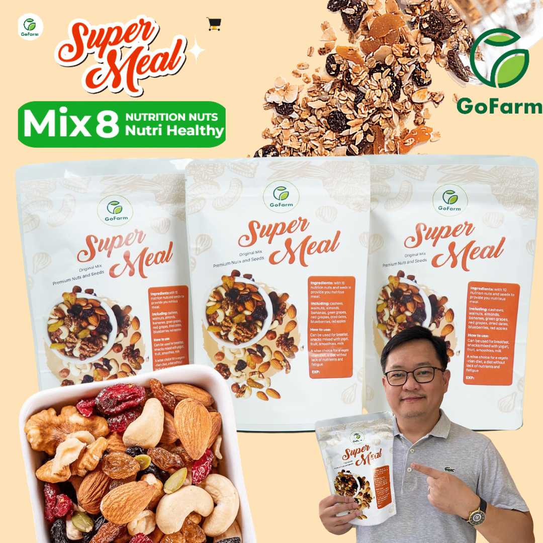 Super meal granola Gofarm granola fruits and nuts mixed daily fix very ...