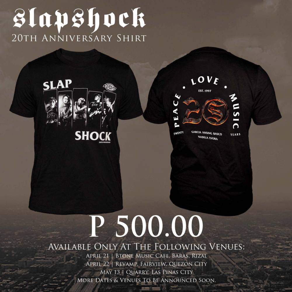 Slapshock 20th Anniversary Cotton Shirt | Lazada PH